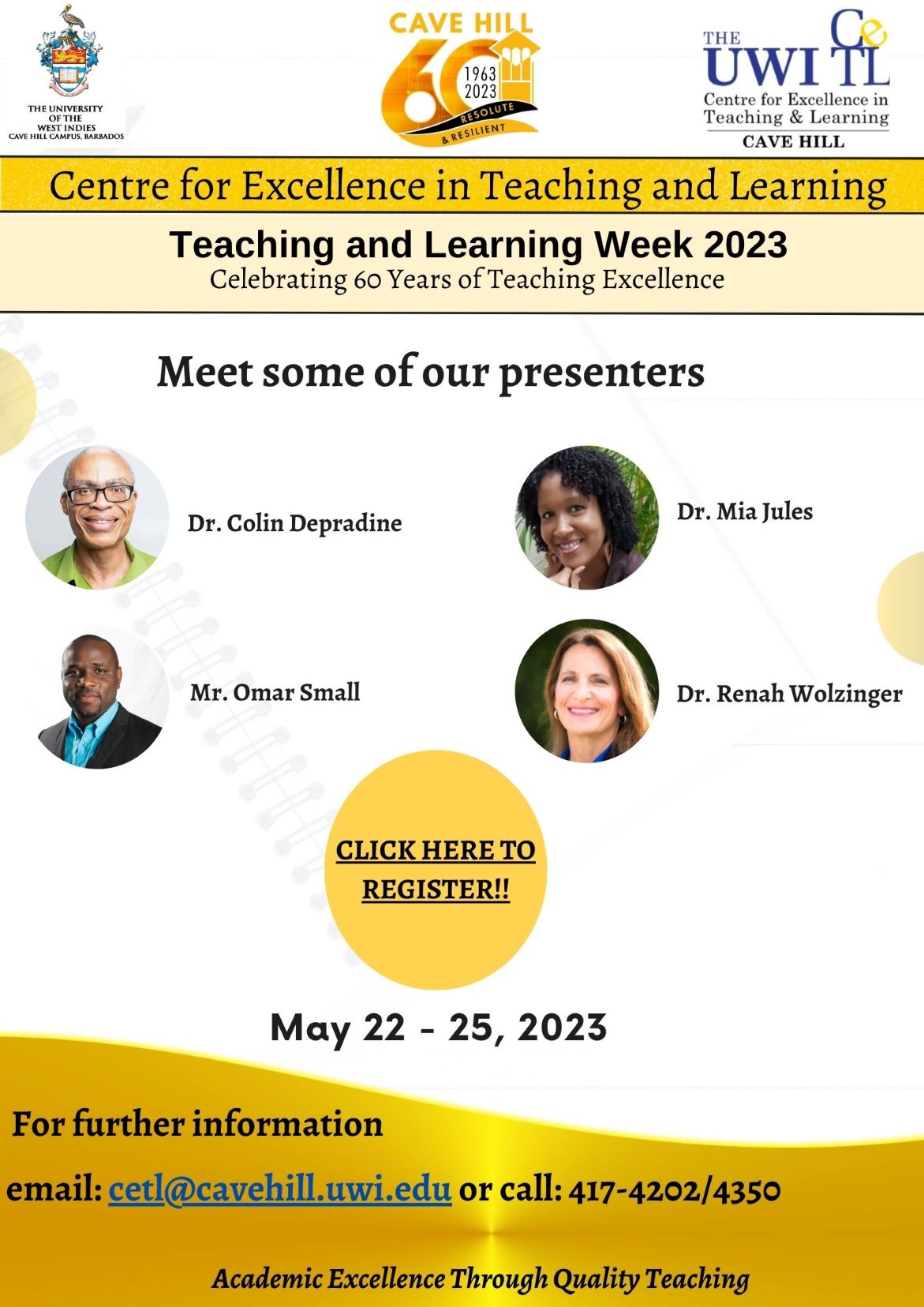 Centre for Excellence in Teaching and Learning | The University of the West Indies at Cave Hill ...