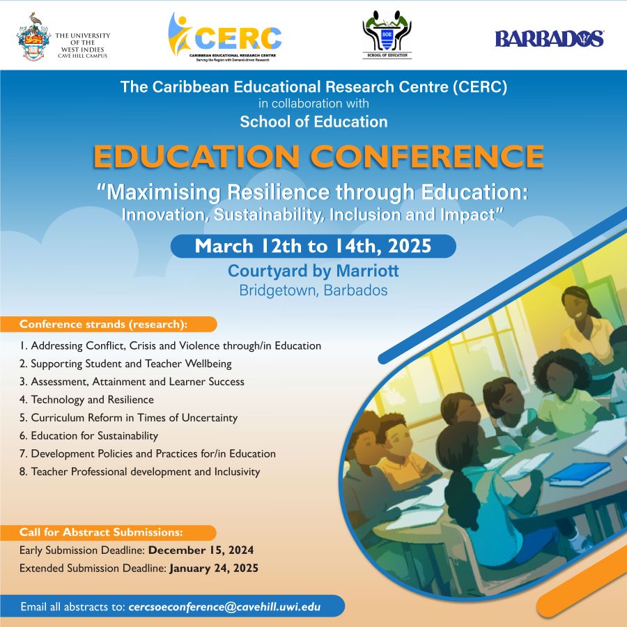 Caribbean Educational Research Centre | The University of the West Indies at Cave Hill, Barbados ...